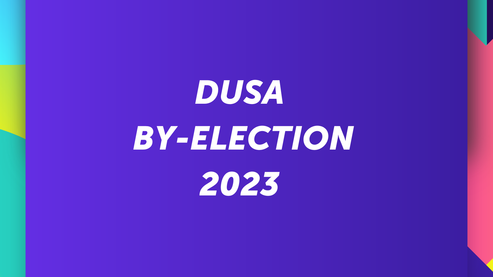 DUSA by-election
