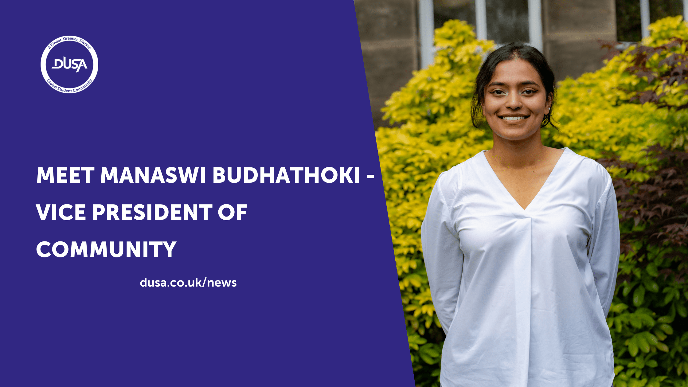 Meet Manaswi Budhathoki - Vice President of Community